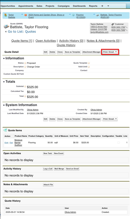 Signature Capture using native improveit 360 Classic – RemodelerGo